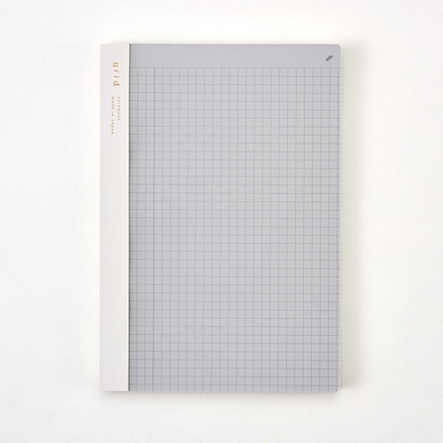 isshoni.ノート ナンバー A5 方眼 クリア｜モノづくりを楽しむサイト cotora monora (コトラモノラ)