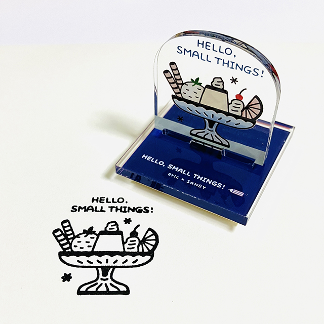 eric アクリルスタンドスタンプ Pudding｜モノづくりを楽しむサイト cotora monora (コトラモノラ)