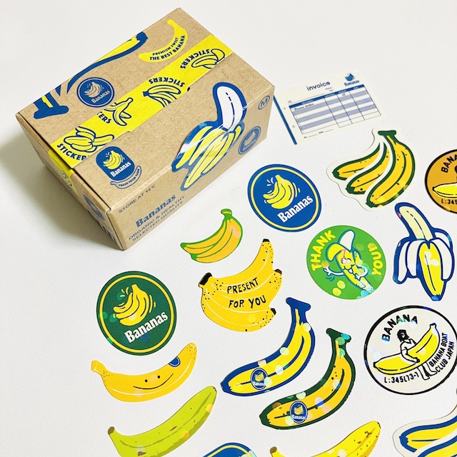 ハコシール バナナ｜モノづくりを楽しむサイト cotora monora (コトラモノラ)