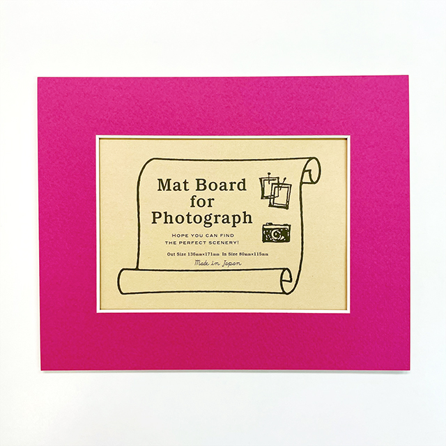 マットボード フォトサイズ ピンク｜モノづくりを楽しむサイト cotora monora (コトラモノラ)