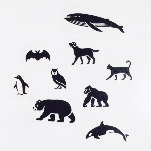 mt fab スクリーン印刷テープ 1P 黒い動物｜モノづくりを楽しむサイト cotora monora (コトラモノラ)