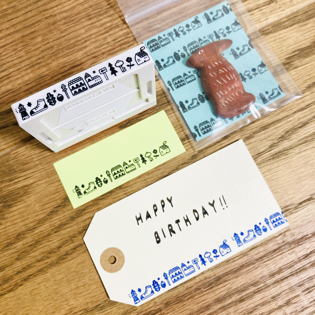 eric 組み合わせスタンプ 街並み｜モノづくりを楽しむサイト cotora monora (コトラモノラ)