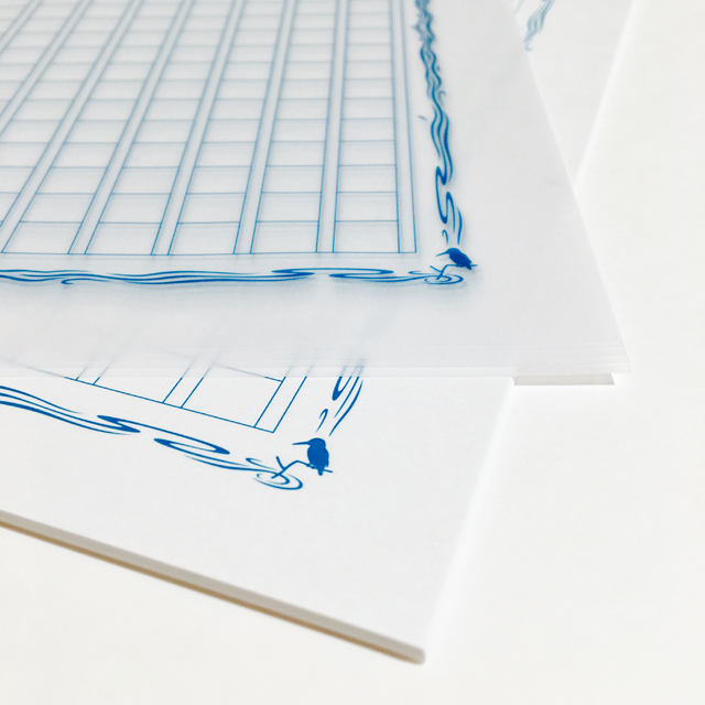 ★限定★飾り原稿トレペ 碧翡翠セット｜モノづくりを楽しむサイト cotora monora (コトラモノラ)