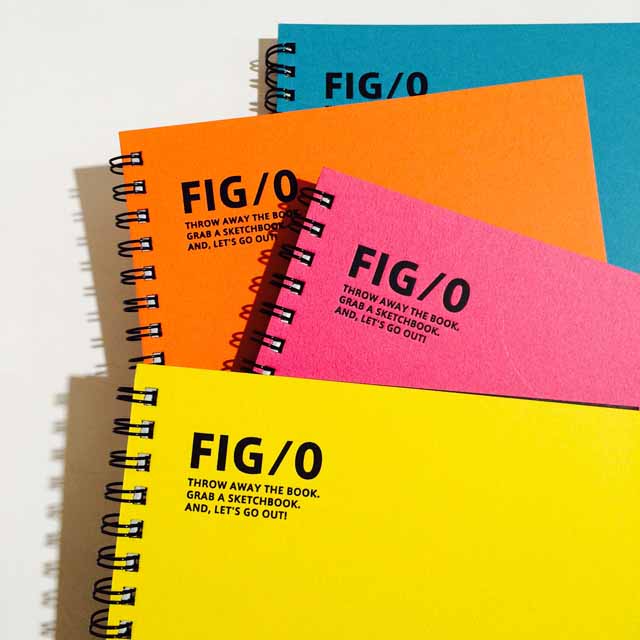 ★限定★FIG/0 スケッチブック PASTEL LEMON (レモン)｜モノづくりを楽しむサイト cotora monora (コトラモノラ)