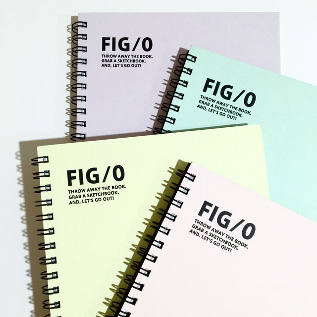 ★限定★FIG/0 スケッチブック PASTEL LEMON (レモン)｜モノづくりを楽しむサイト cotora monora (コトラモノラ)